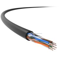 China UTP CAT5E Bulk Ethernet Cable 24AWG Solid BC Outdoor PE Jacket for sale