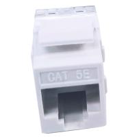 China UTP Cat5e Keystone Jack Rj45 Keystone Module 50u Gold Plated for sale