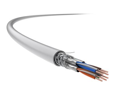 China S/FTP Network Cable CAT8 23AWG 0.60mm BC PVC Jacket for sale