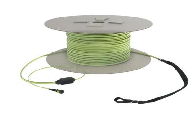 China 12 Core MPO Fiber Optic Cable 3.0mm Diameter For Data Center for sale