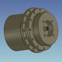 China 6200Nm Planetary Gearbox Winch Drive GFT009W for sale