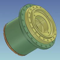 China 18000Nm Planetary Gearbox Winch Drive GFT026W for sale