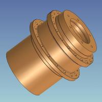 China 14000Nm Planetary Gearbox Winch Drive GFT017W for sale
