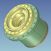 China 26000Nm Planetary Gearbox Winch Drive GFT036W for sale