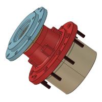 China 70000 lb-in Double Reduction Planetary Reducer Wheel Drive 7WB2 for sale
