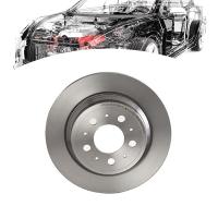 China Rear Brake Rotor 9434167 Womala Compatible with S60 S80 V70 XC70 for sale