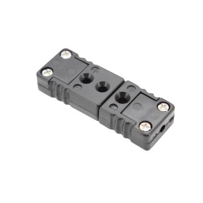 China Industrial Mini and Standard J Type Male Female Plug Temperature Thermocouple Connector for sale