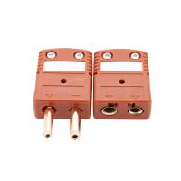 China Thermocouple Plug Socket Ostw Large Connector Type S Connector Thermocouple Male and Female Plugs for sale