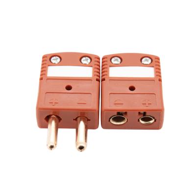 China Thermocouple Plug Socket Ostw Large Connector Type S Connector Thermocouple Male and Female Plugs for sale