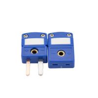 China High Quality Manufacturer Industrial Ip67 Waterproof Bule Mini Male Surface T Type Thermocouple Connector Plug Stock for sale