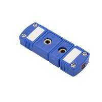 China High Quality Manufacturer Industrial Ip67 Waterproof Bule Mini Male Surface T Type Thermocouple Connector Plug Stock for sale