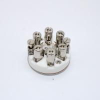 China Thermocouple Head Ceramic/bakelite KD Terminal Block with Oblique Copper Block, I-shaped Iron Piece for sale