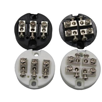 China Thermocouple 3P-C/4P-C/3P-B/4P-B Ceramic/bakelite Terminal Block Recipe Type Copper Block for KSE Head for sale
