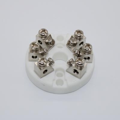 China Custom Kne Ceramic 3-way Connector Block for Thermocouple Head Terminal Block for sale