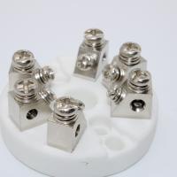 China Custom Kne Ceramic 3-way Connector Block for Thermocouple Head Terminal Block for sale