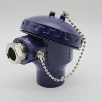 China Professional test Accessories Custom Blue Aluminum Junction Box Thermocouple protection Head for sale