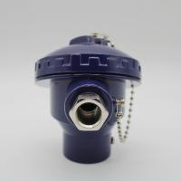 China Professional test Accessories Custom Blue Aluminum Junction Box Thermocouple protection Head for sale