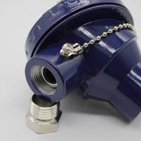 China Professional test Accessories Custom Blue Aluminum Junction Box Thermocouple protection Head for sale