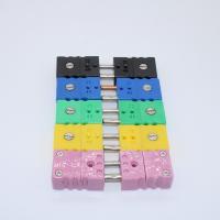 China Industrial Thermocouple Large Yellow/green/pink/blue/black Type K/T/J Pv Connector Plugs for sale