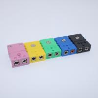 China Industrial Thermocouple Large Yellow/green/pink/blue/black Type K/T/J Pv Connector Plugs for sale