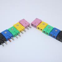 China Industrial Thermocouple Large Yellow/green/pink/blue/black Type K/T/J Pv Connector Plugs for sale
