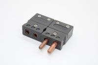 China Hot Factory Sale Male and Female Thermocouple  Industrial Power Socket Connectors  2 Pin Connection Plug for sale
