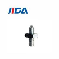 China M2.5 9mm Cone End Hex Head Bolts And Nuts Blue White Zinc Plated for sale
