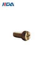 China Brass Combination Slotted Phillips Machine Screws Round Tail M3.5x6.6mm for sale