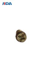 China Brass Combination Slotted Phillips Machine Screws Round Tail M3.5x6.6mm for sale