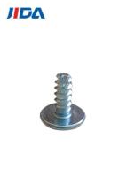 China Allen Flat Pan Head Self Tapping Machine Screw ST3x8 Blue White Zinc for sale