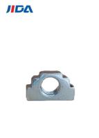 China Q195 M5 Blue White Zinc Coupling Square Weld Nut T Type Step Nut for sale