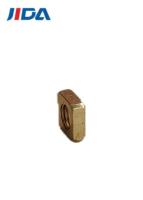 China IATF 16949 Lead Free square Copper Bolt Nut M3 Coupling Nut 1.5mm×4.6mm for sale