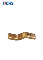 China M3 Stamped Copper Plated Square Weld Nut Z Shaped for sale
