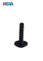 China C1022 ST3 Screw Pan Head Black Zinc Plated Bolts With Pad Cross Groove Milling Tail for sale