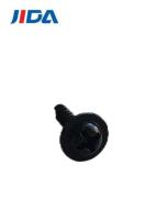 China C1022 ST3 Screw Pan Head Black Zinc Plated Bolts With Pad Cross Groove Milling Tail for sale