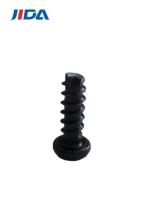 China Black Zinc Pan Head Hex Self Tapping Machine Screw ST4x12 for sale