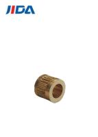China Embossed Copper Brass Sleeve Threaded Insert Nut SGS Certificated for sale