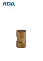 China Embedded Brass Screw Threaded Insert Nut M4 X 10mm for sale