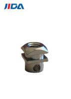 China H62 Nickel Plated Threaded Insert Nut Knurled Thumb Nuts M5 X 10.5mm for sale