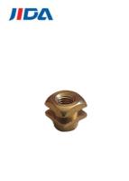 China Hpb54-1 9mm M5 Thumb Nut Square Mounting Brass Knurled Nut Customized for sale