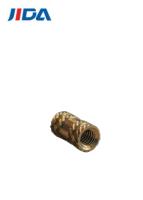 China ODM Thumb Twill Knurled Brass Threaded Insert Nut M4 X 10mm for sale