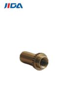 China 10mm Straight Knurled Copper Threaded Insert Nut M3 Knurled Nut for sale