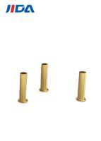 China JIDA Crimped Tubular Hollow Brass Rivets For Leather Φ2x8.5 for sale