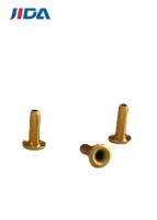 China ISO9001 Crimped Tubular Hollow Brass Blind Rivet Nut For Metal for sale
