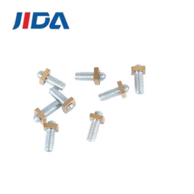 China SUS304 Stainless Steel M3 10mm Screw Flat Head For Miniature Circuit Breaker for sale