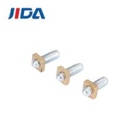 China SUS304 Stainless Steel M3 10mm Screw Flat Head For Miniature Circuit Breaker for sale