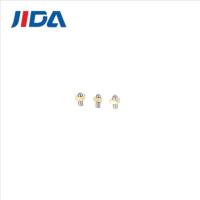China Cold Heading Blue White Zinc Plated Hex Head Cap Bolt M3x5.5mm for sale