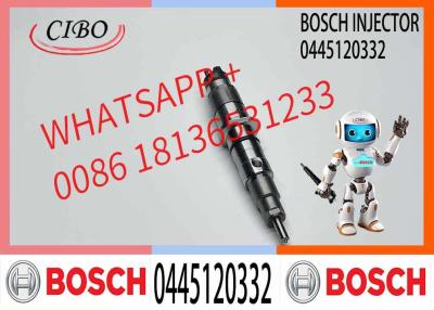China Fuel Injector 0445120332 0445120333 Common Rail Injector 5 262 128 M6000-1112100A-A38 for FAW C-UMMINS for sale