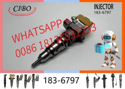 China original 183-6797 Diesel Fuel Injector for   3126 3126B C7 Engine Excavator Common Rail Injector 1836797 10R-1262 0R-9348 222-5965 Spare Parts original new injector for sale