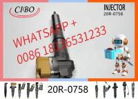China original 20R-0758 Fuel Injector for  3408E 3412 3412E Diesel Engine Excavator Common Rail Injector Replacement for OEM 174-7526 232-1171 232-1172 original new injector for sale